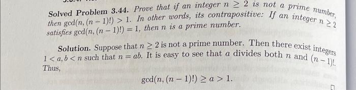 Exercise 3.33. Let n≥2 be an integer. Prove the | Chegg.com