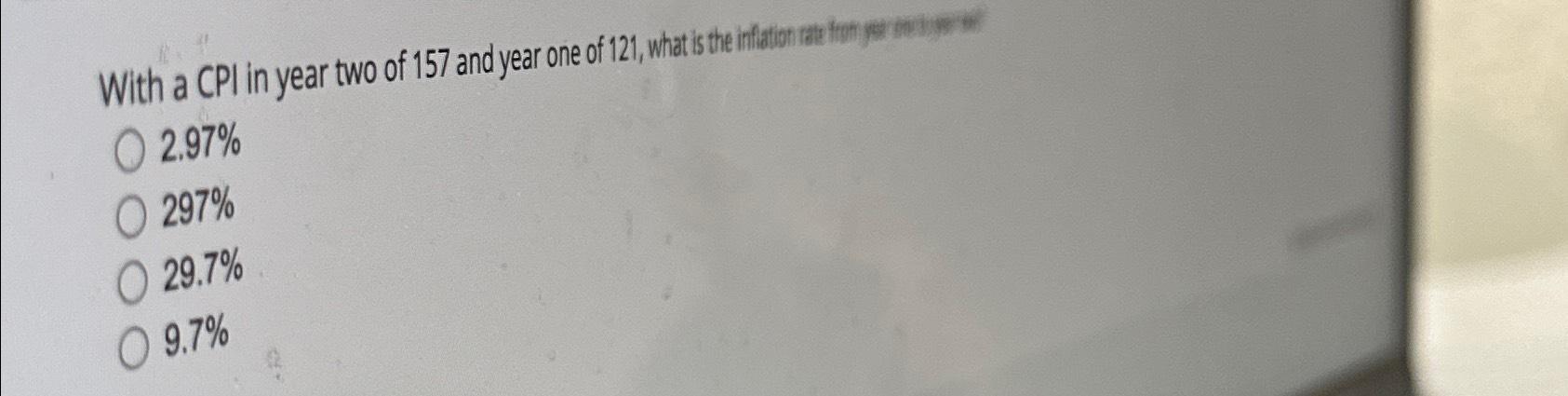 Solved 2.97%297%29.7%9.7% | Chegg.com