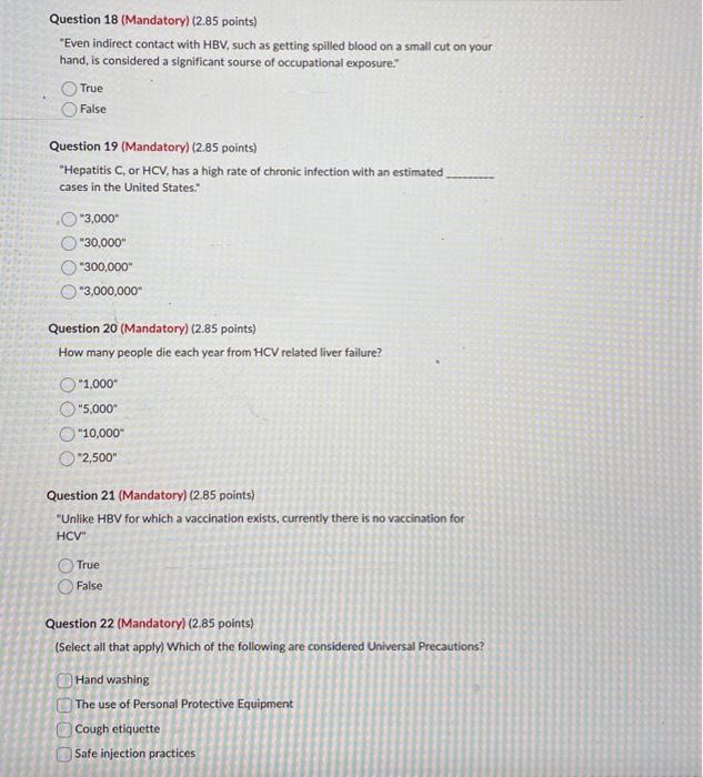 Solved (Select all that apply) Bloodborne pathogens are: | Chegg.com
