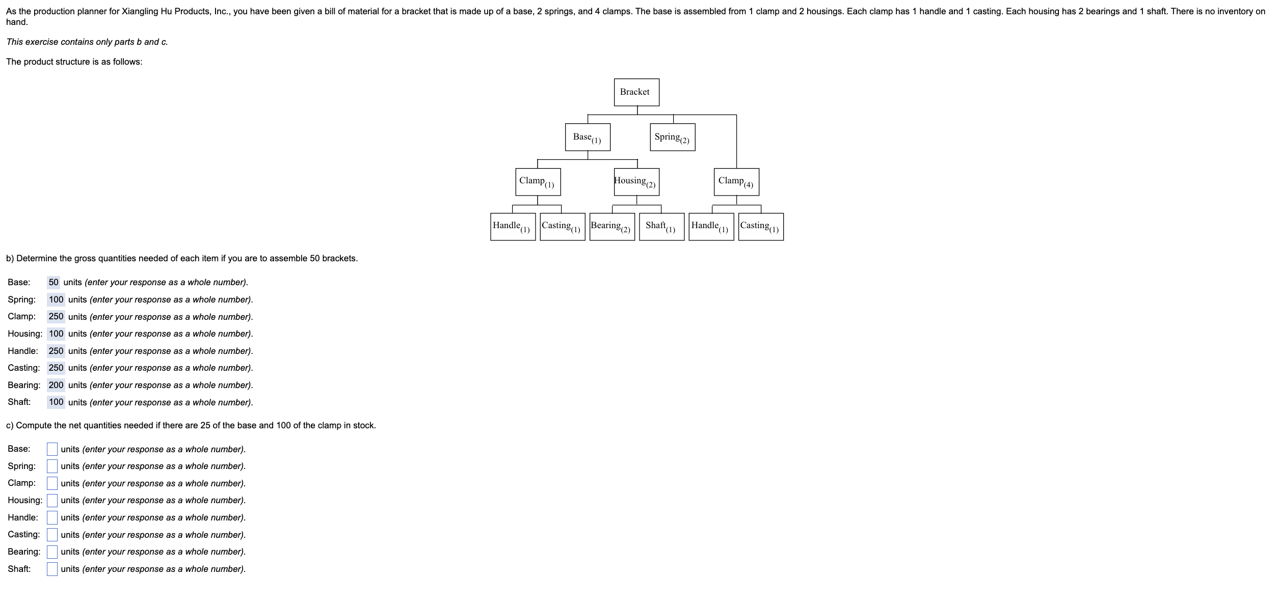 Solved Answer Part C for the question in the image please. | Chegg.com