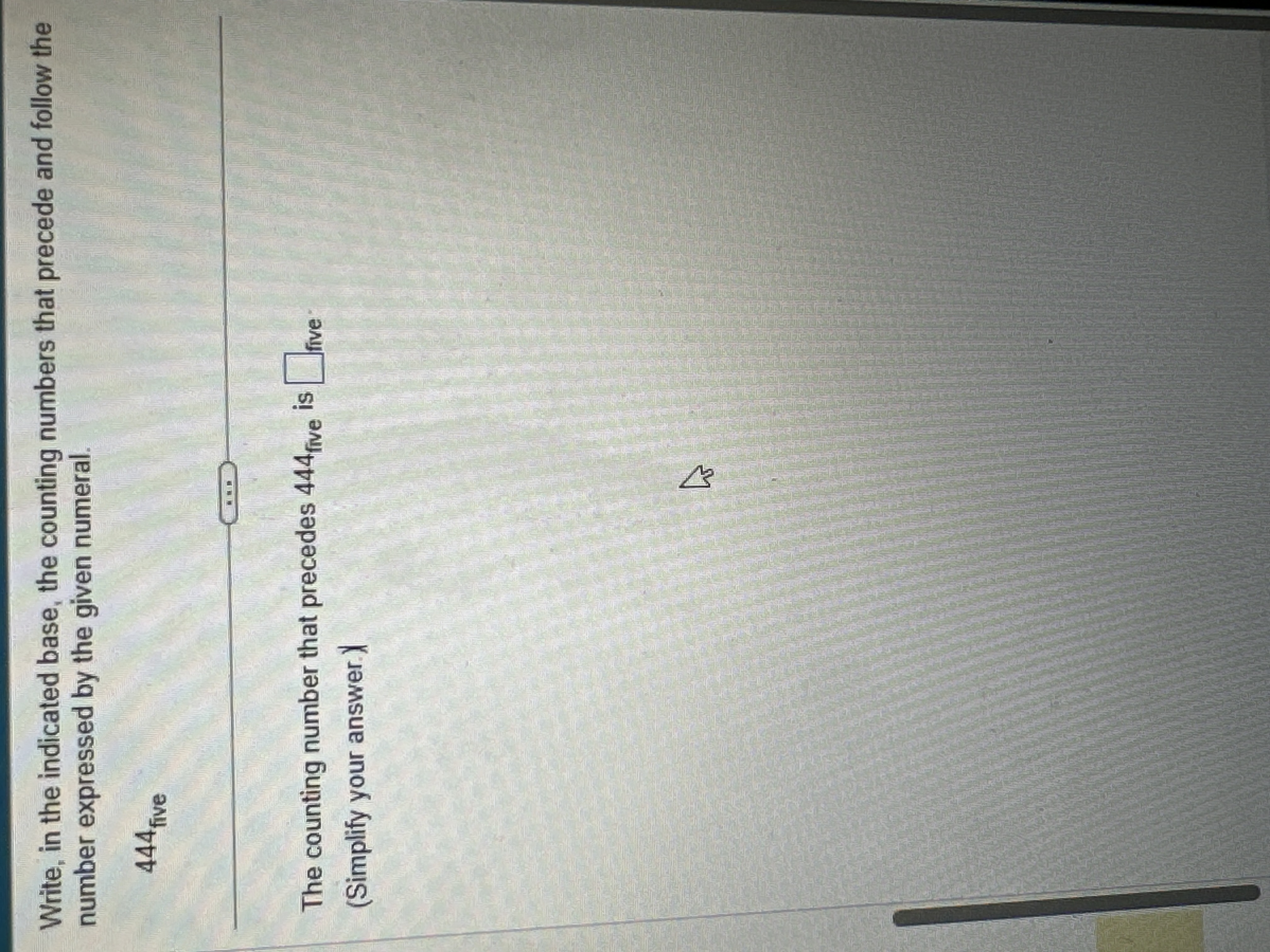 Solved write in the indWrite, in the indicated base, the | Chegg.com