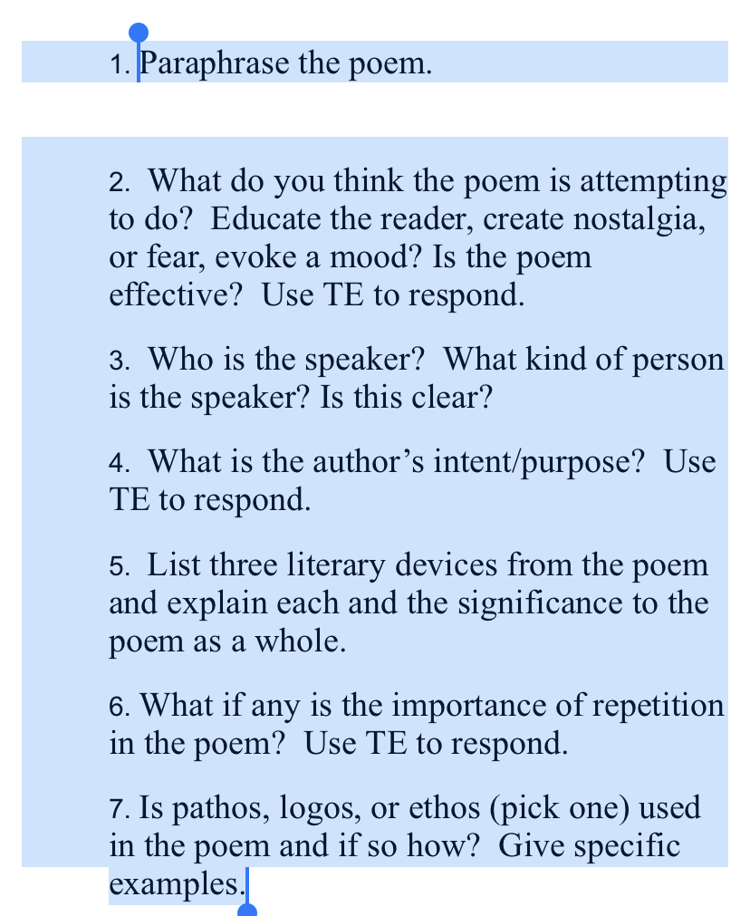 Solved O captain my captain poem Paraphrase the poem.What do | Chegg.com