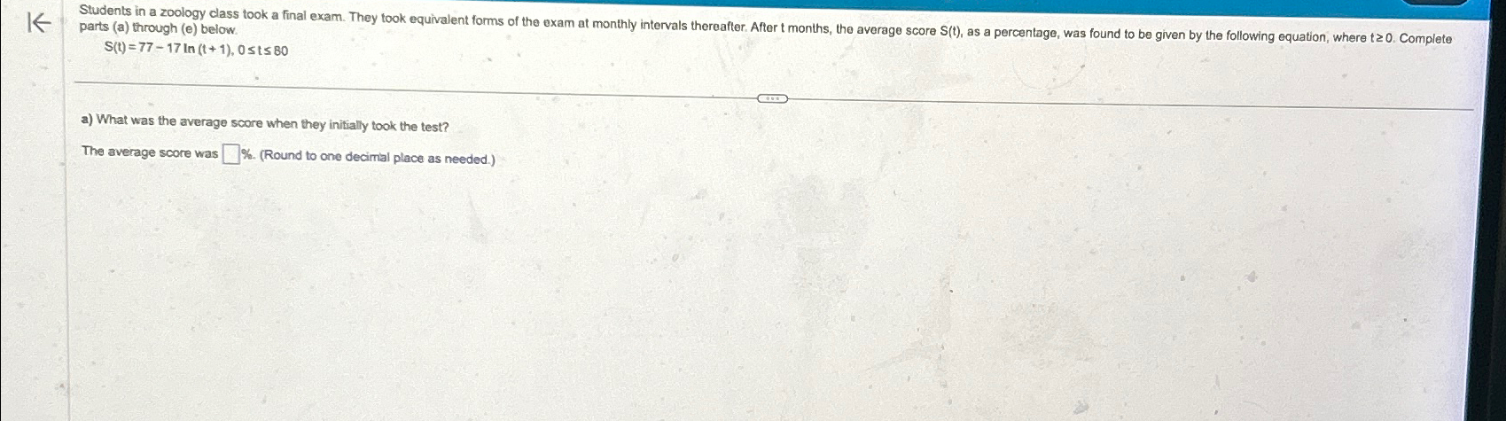 Solved parts (a) ﻿through (e) | Chegg.com