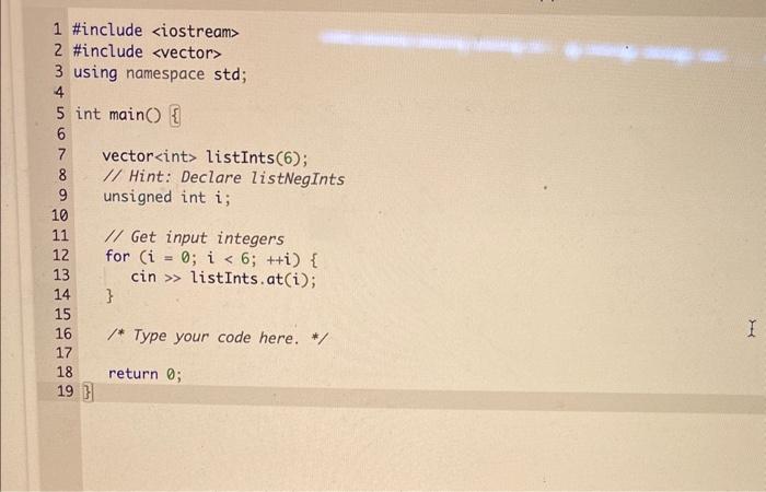 Solved 5.26 PRACTICE: Vectors*: Copying only negative values | Chegg.com