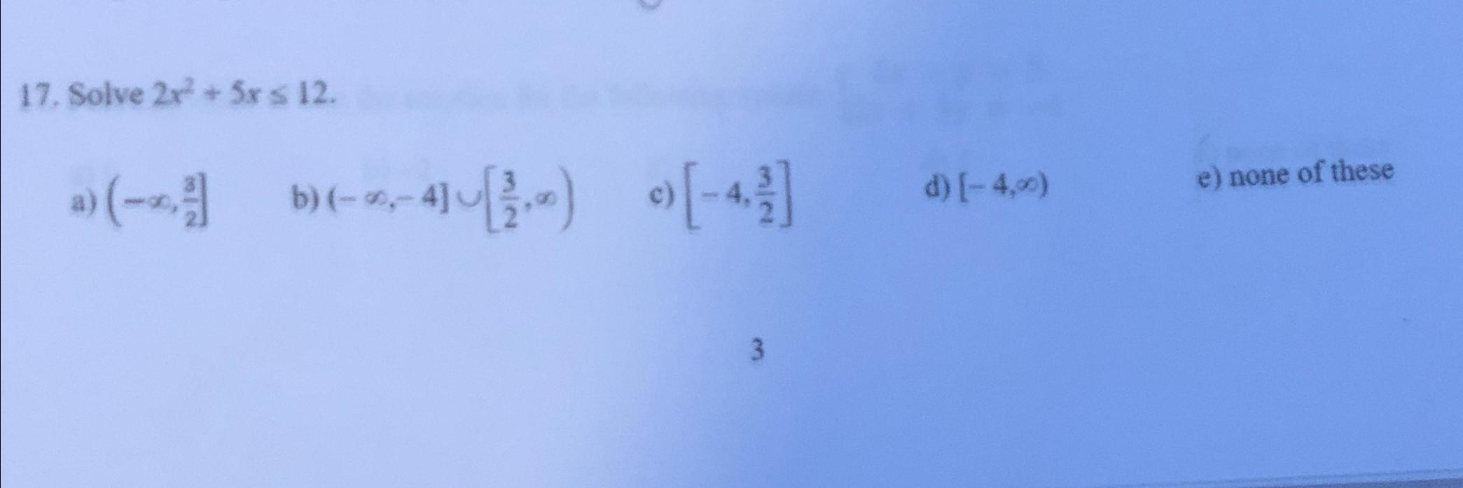 Solved Solve | Chegg.com