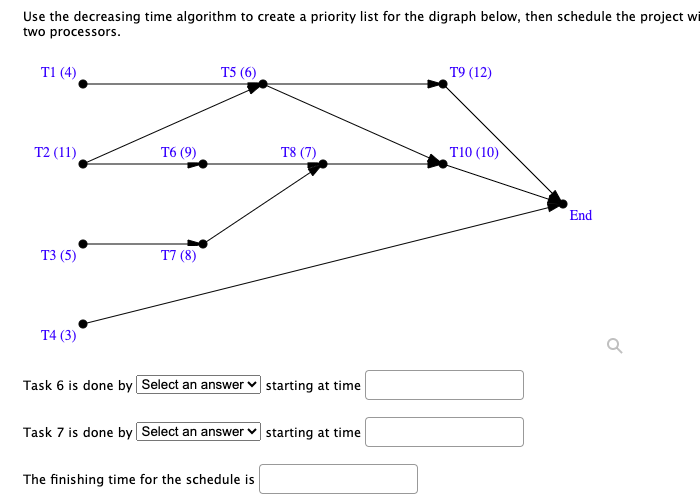 Solved Use The Decreasing Time Algorithm To Create A 1693