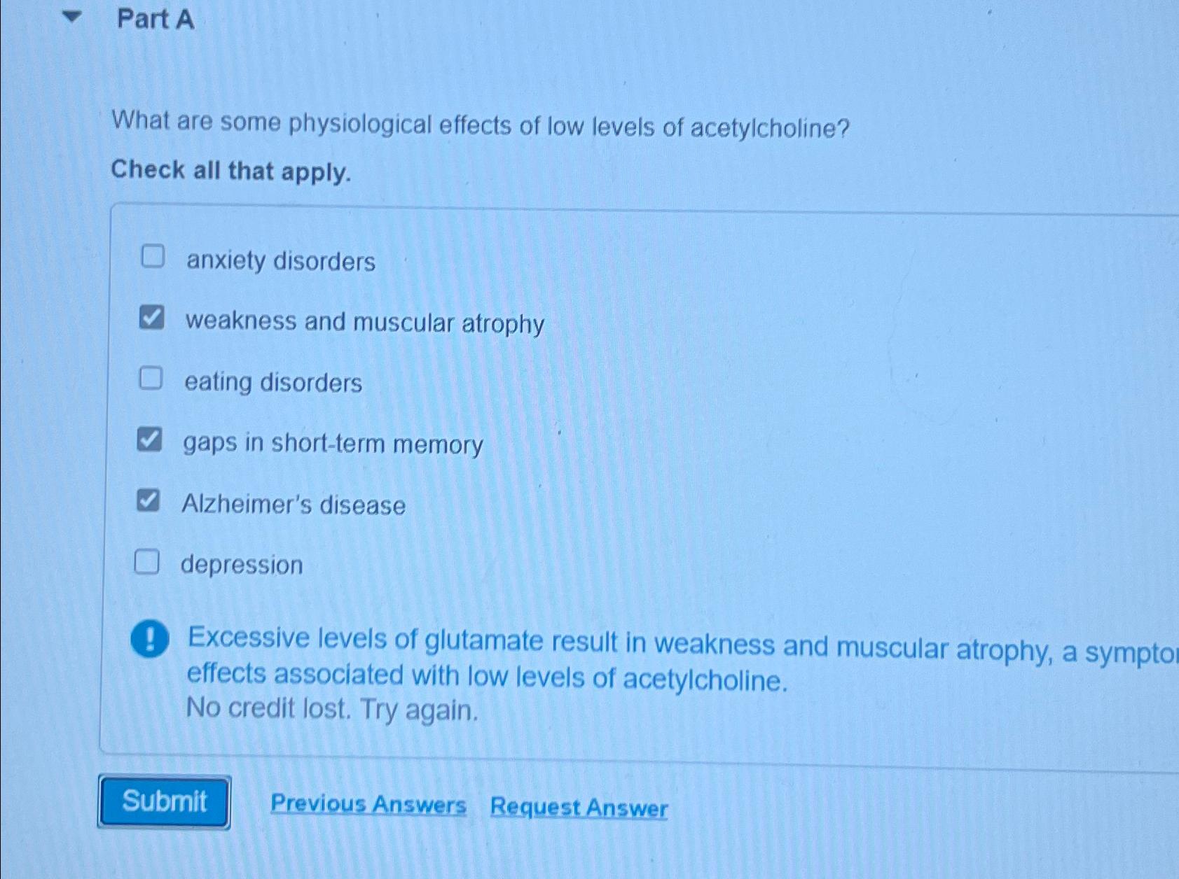 Solved Part AWhat are some physiological effects of low | Chegg.com