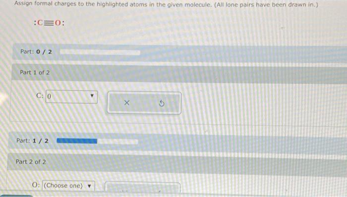 Solved Assign formal charges to the highlighted atoms in the | Chegg.com