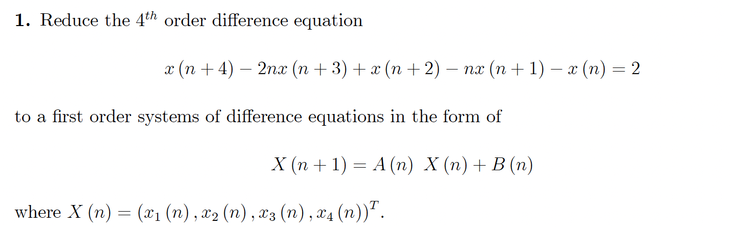 Solved Reduce the 4th ﻿order difference | Chegg.com