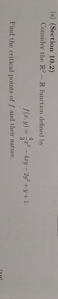 Solved (a) (Section 10.2) Consider the R2 - R function | Chegg.com