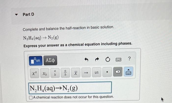 Solved Complete and balance the half-reaction in basic | Chegg.com