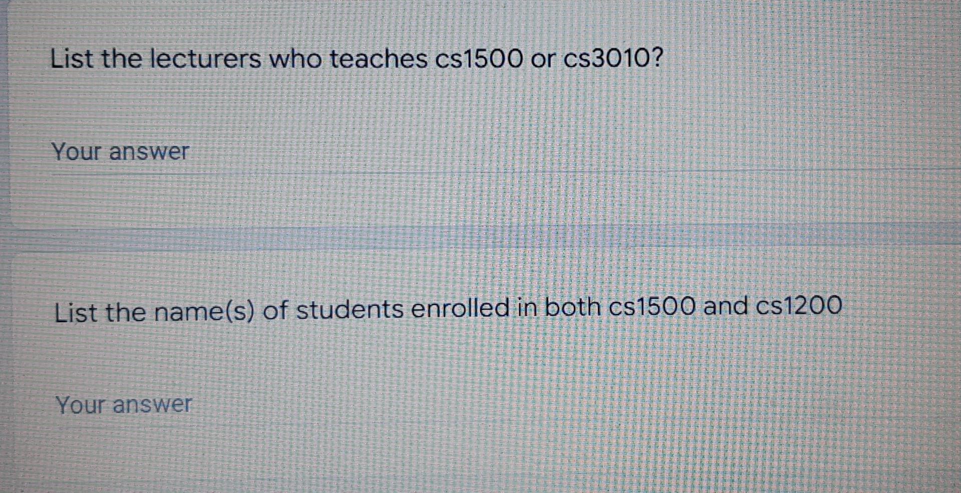 Solved Part2 - Relational Algebra queries - Given the below | Chegg.com