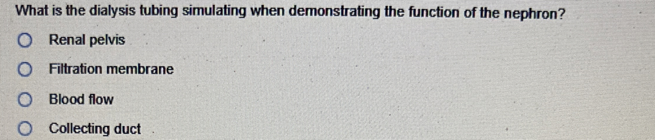 High Quality SOLUTION What is the dialysis tubing simulating when | Chegg.com