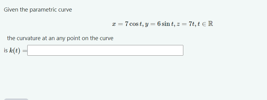 Solved Given the parametric | Chegg.com