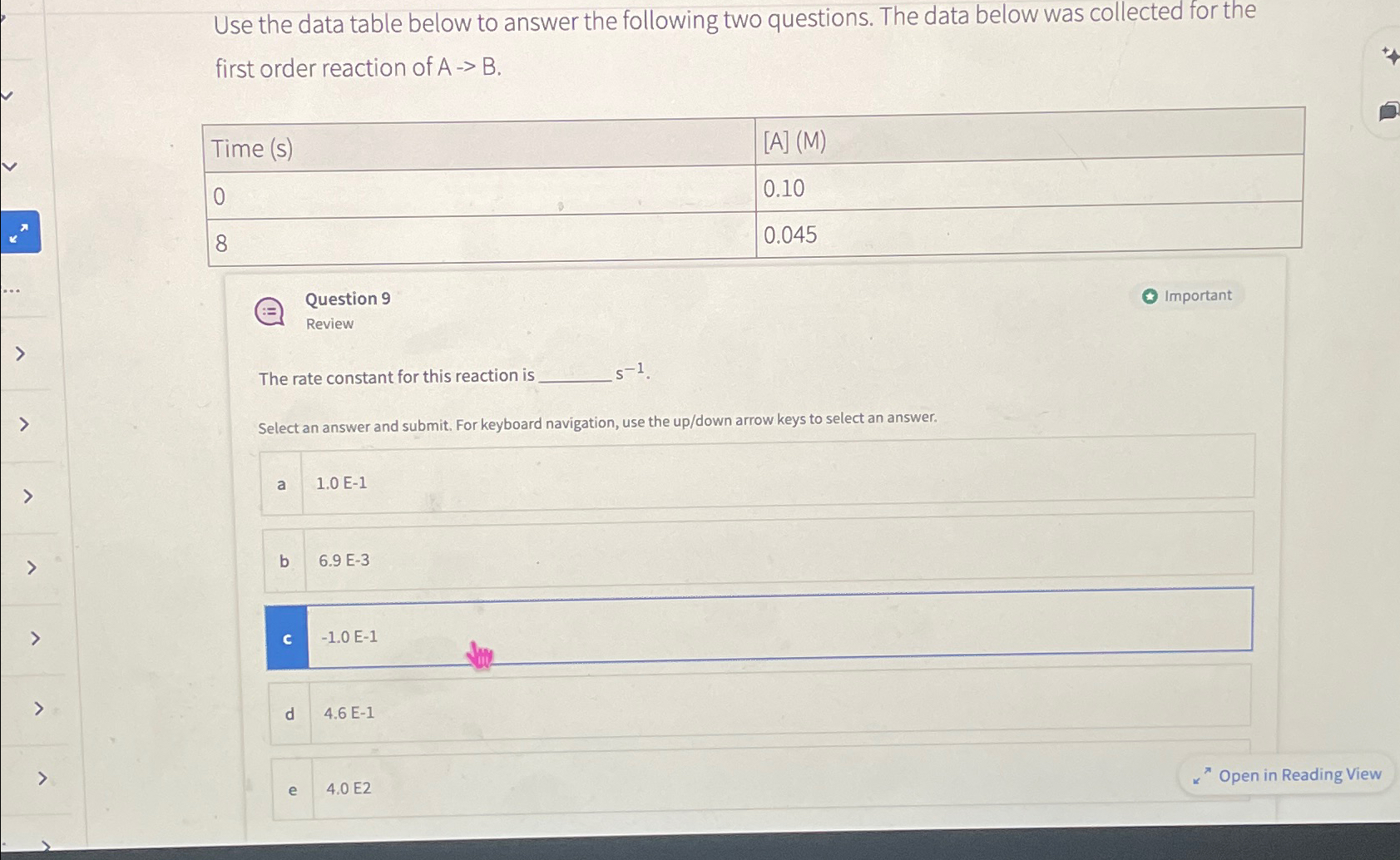 Solved Use the data table below to answer the following two | Chegg.com