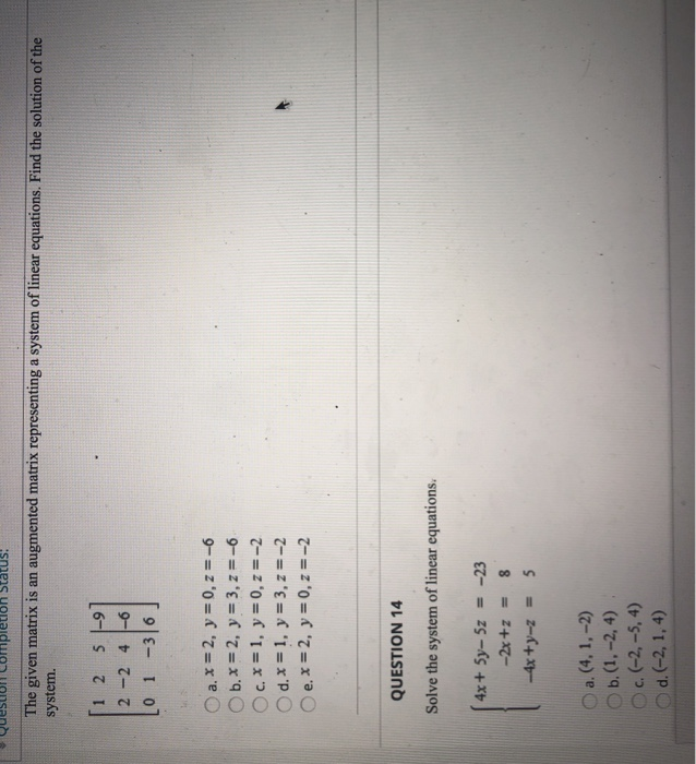 Solved top question 13 and 14. question 14 has one more | Chegg.com