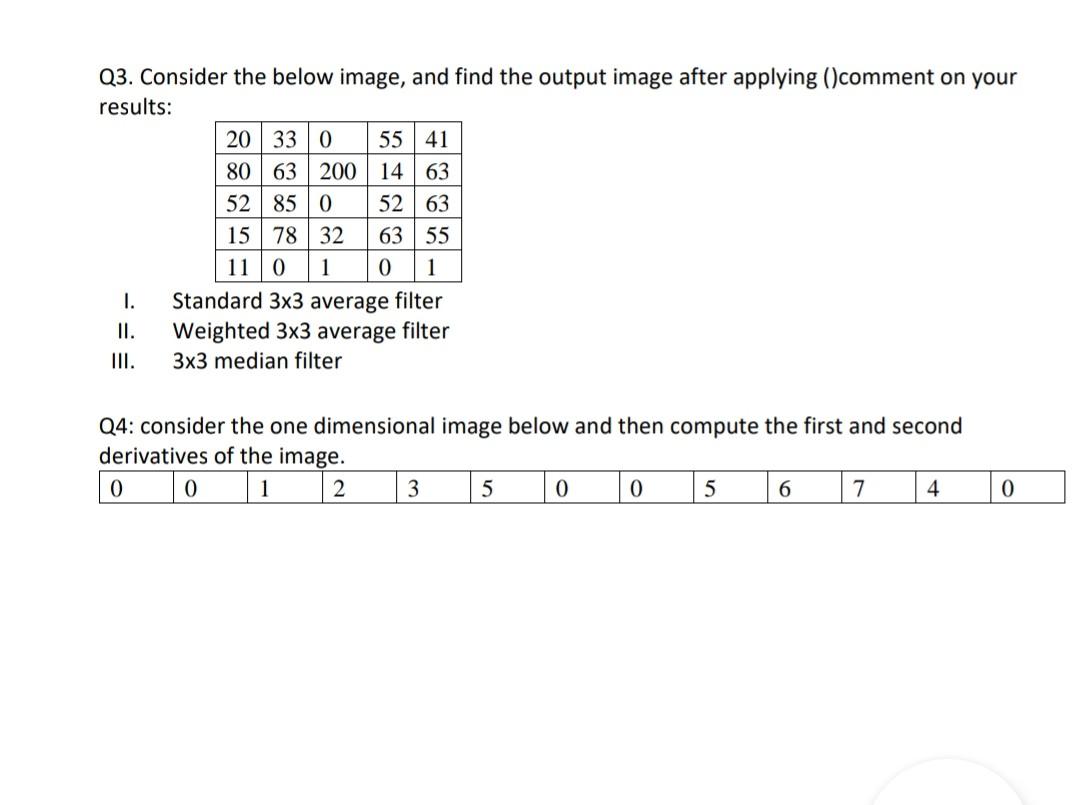 Q3. Consider the below image, and find the output | Chegg.com