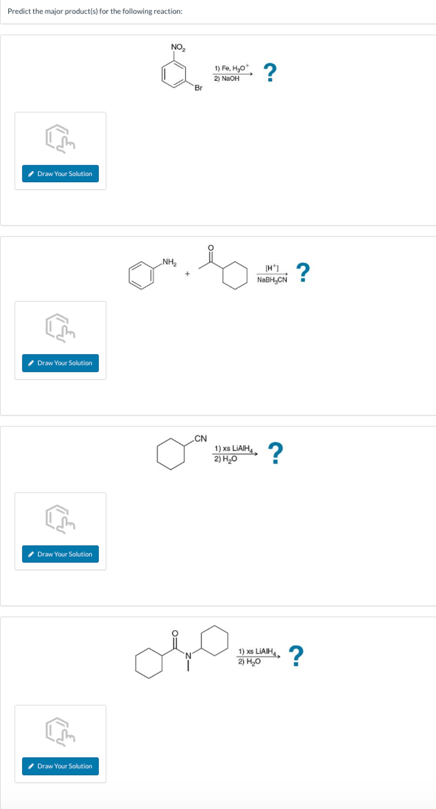 Solved predict the major products for the following reaction | Chegg.com