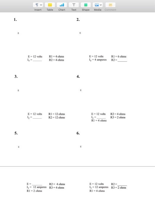 Solved TT Insert Table Chart Text Shape Media Comment NATEF | Chegg.com