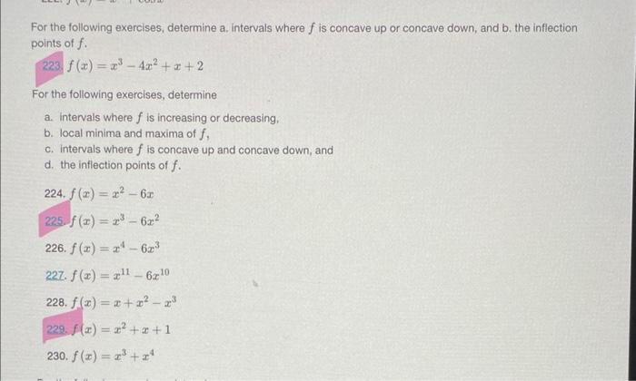 Solved For the following exercises, determine a, intervals | Chegg.com Solved For the following exercises, determine a, intervals | Chegg.com