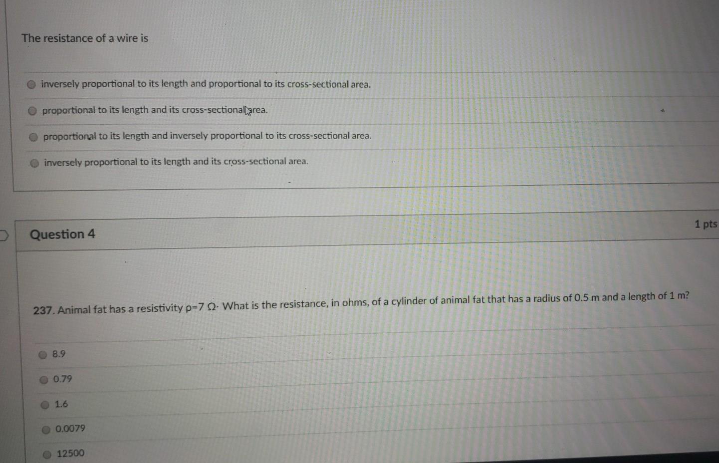 Solved The resistance of a wire is inversely proportional to | Chegg.com