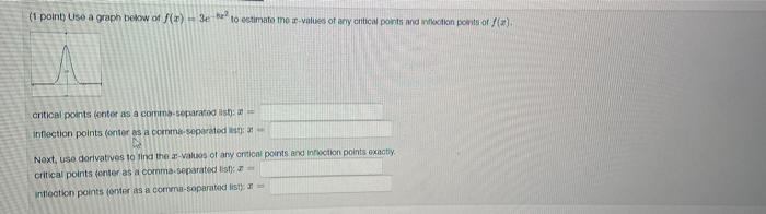 Solved (1 pointy Use a graph below of f(x) - 36 ? to | Chegg.com