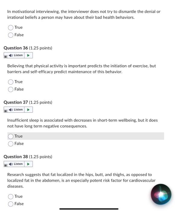 Solved In motivational interviewing, the interviewer does | Chegg.com