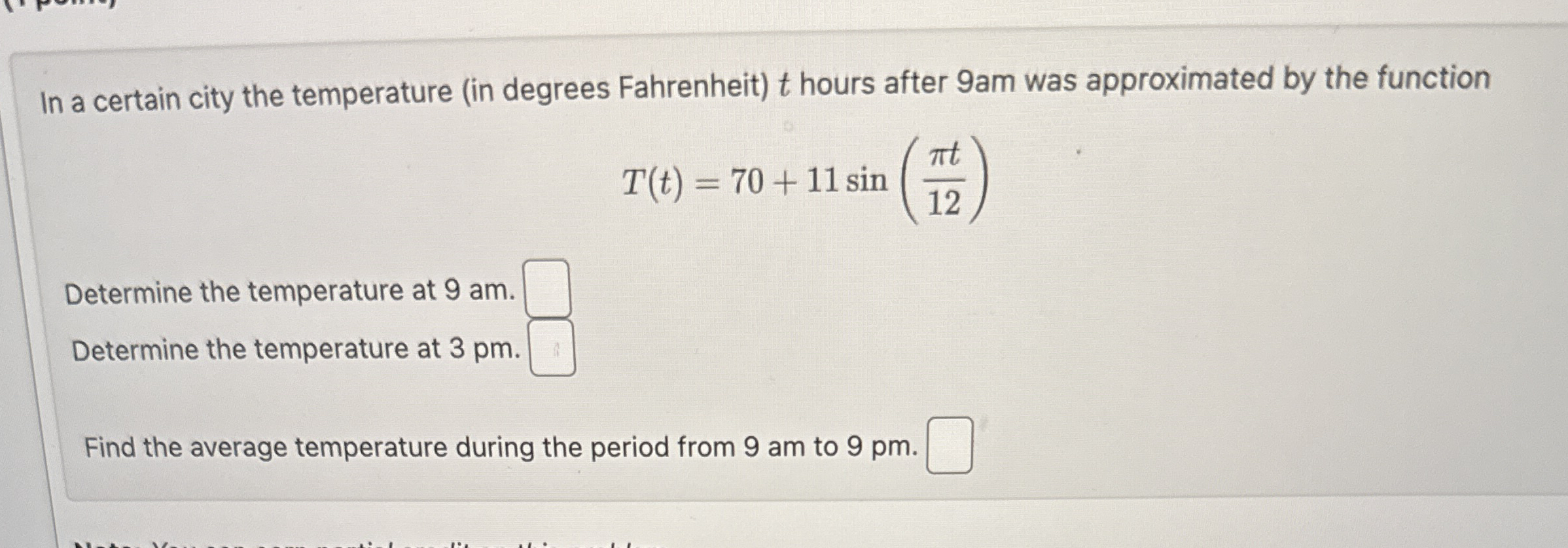 Solved In a certain city the temperature (in degrees | Chegg.com