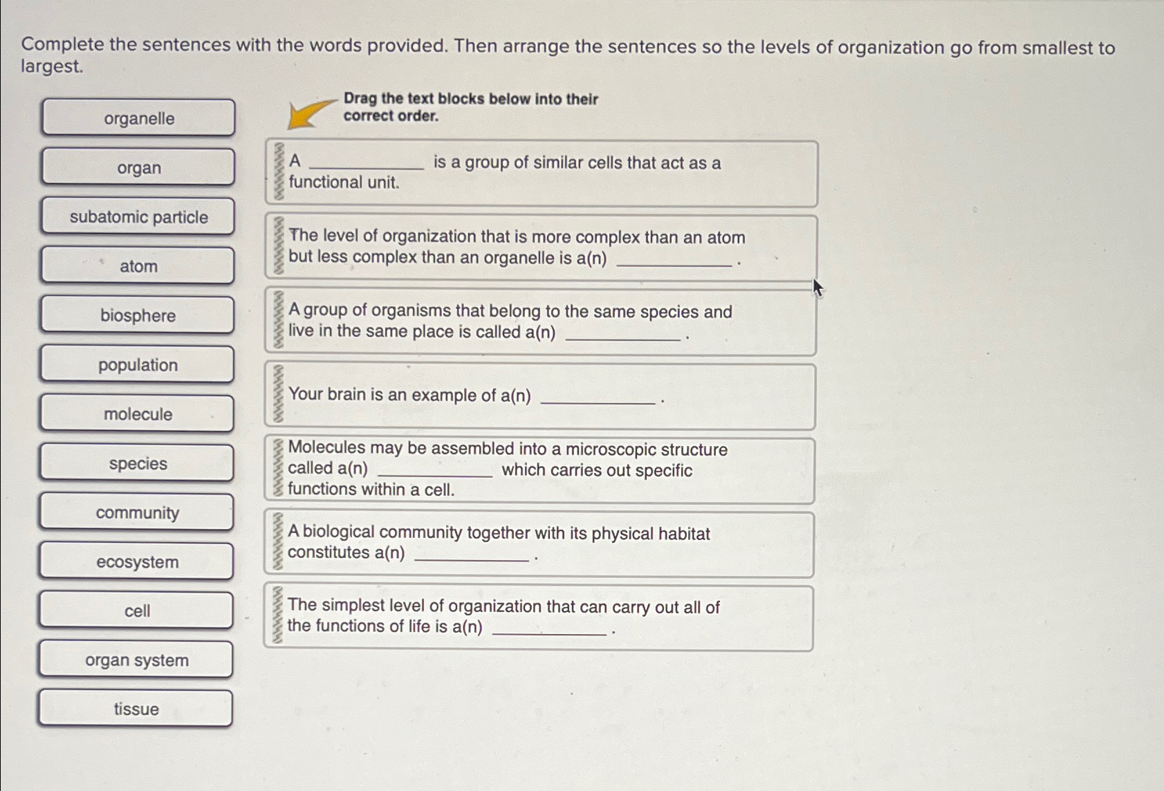 Solved Complete the sentences with the words provided. Then | Chegg.com