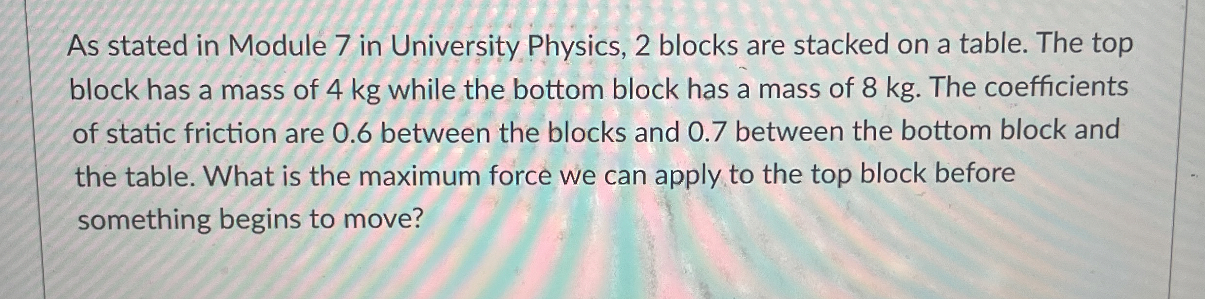 Solved As stated in Module 7 ﻿in University Physics, 2 | Chegg.com