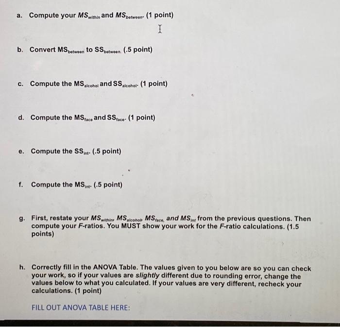 Solved Hello, Can you please answer questions a-h in the | Chegg.com