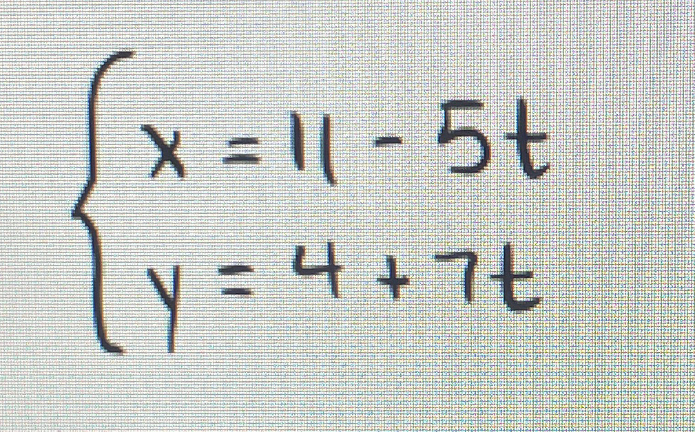 Solved Create a scalar equation for this line - ﻿in standard | Chegg.com