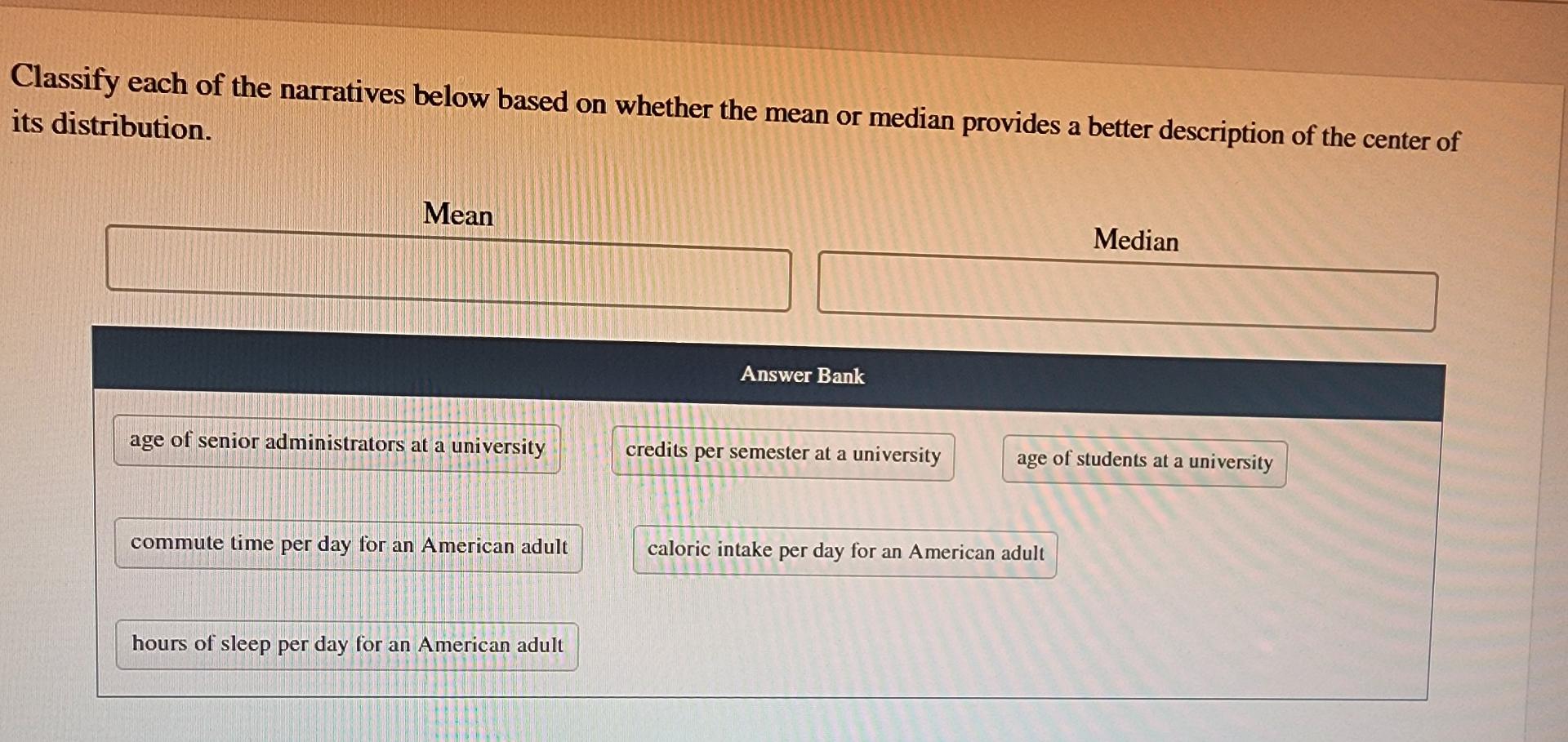 Solved Classify each of the narratives below based on | Chegg.com