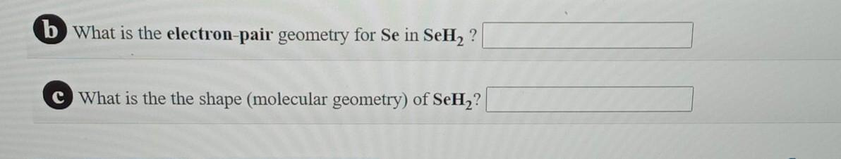 Solved Draw the Lewis structure for SeH2 in the window below | Chegg.com