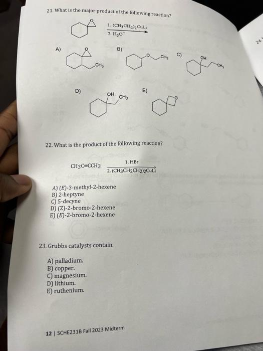 Solved 3. Write the starting materials which yield the | Chegg.com