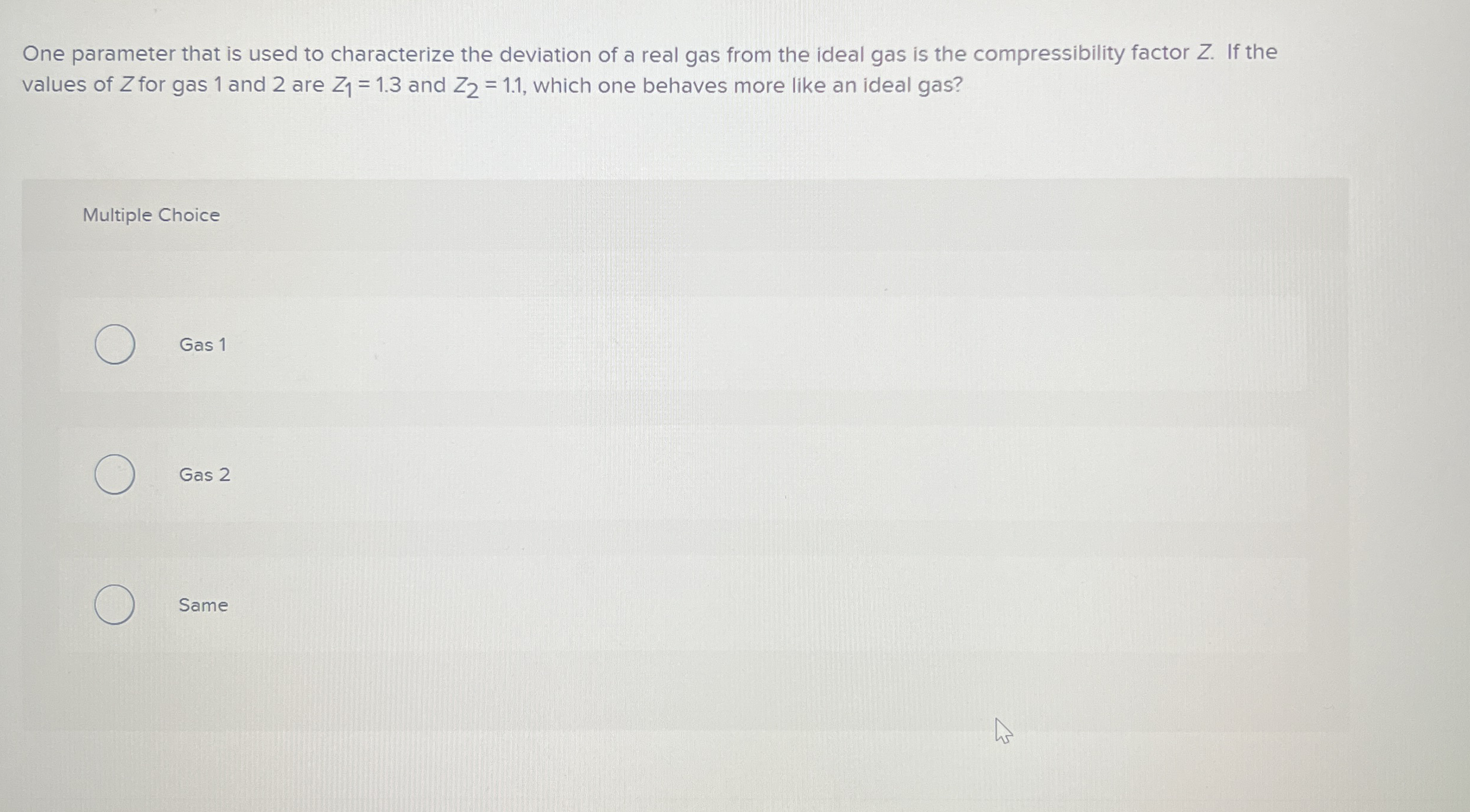 Solved One parameter that is used to characterize the | Chegg.com