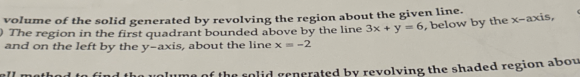 Solved The region in the first quadrant bounded above by the | Chegg.com