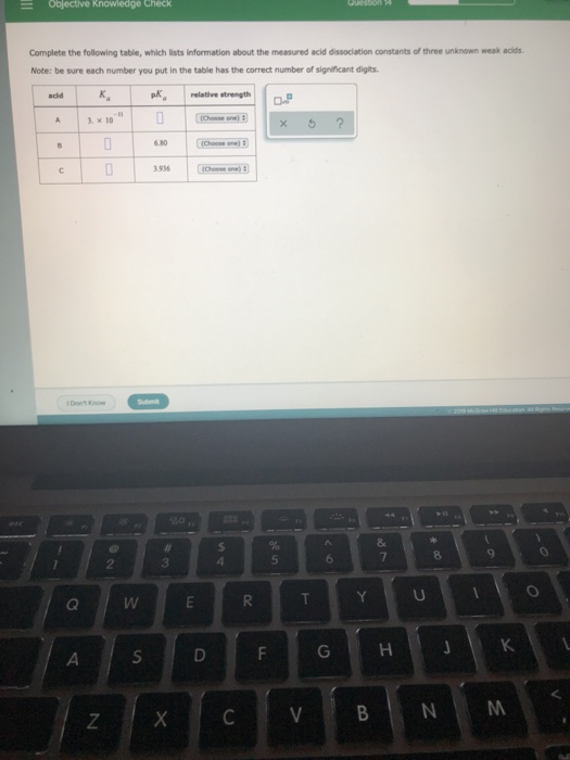 Solved = Objective knowledge Check Complete the following | Chegg.com