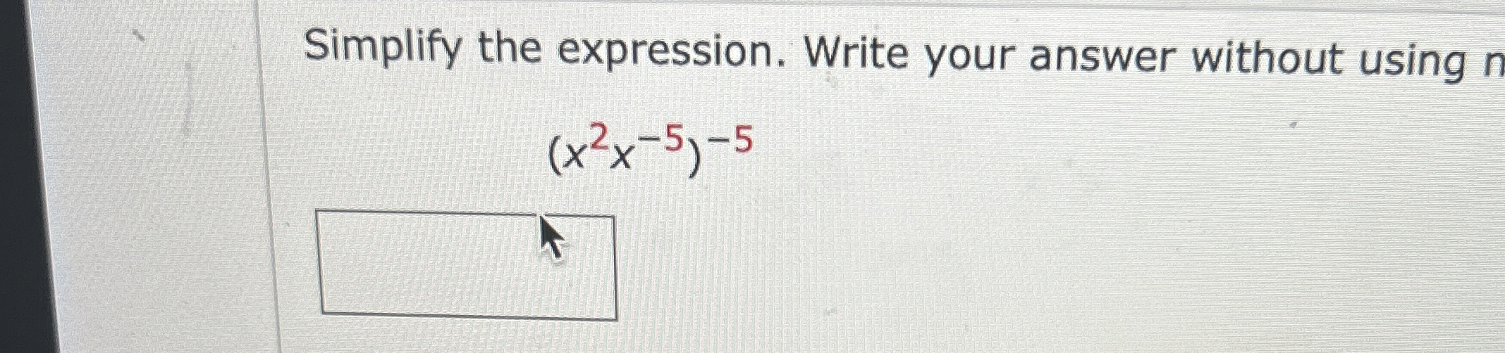 Solved Simplify the expression. Write your answer without | Chegg.com