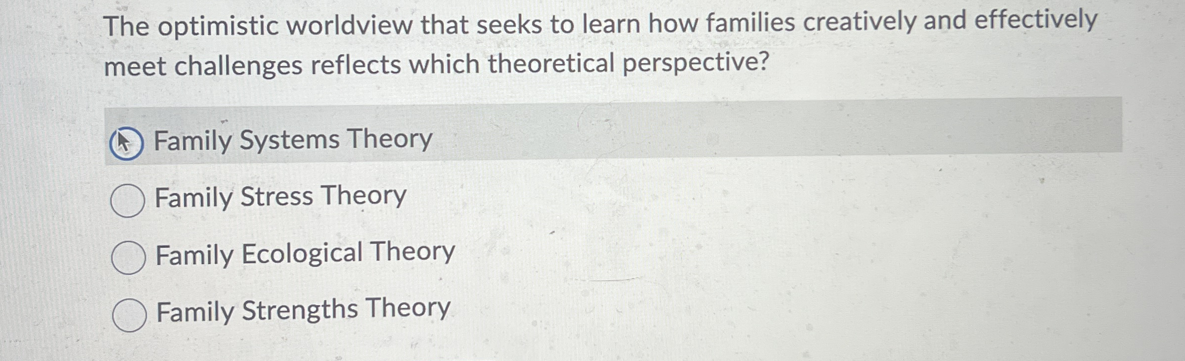 Solved The optimistic worldview that seeks to learn how | Chegg.com