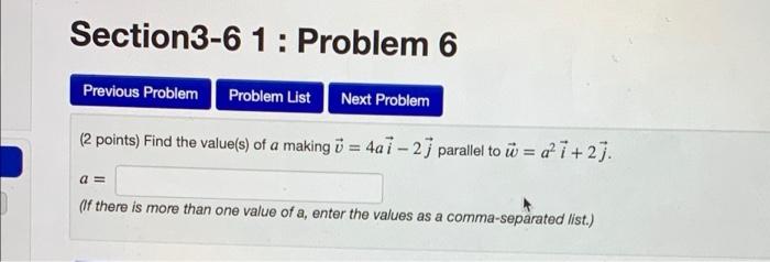 Solved Section3-61: Problem 6 Previous Problem Problem List | Chegg.com Solved Section3-61: Problem 6 Previous Problem Problem List | Chegg.com