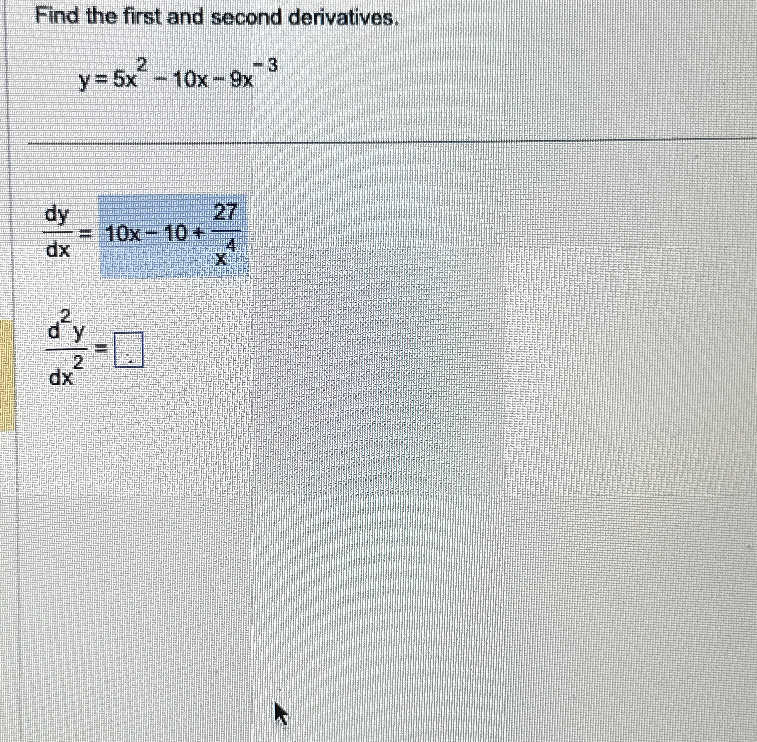 Find the first and second | Chegg.com