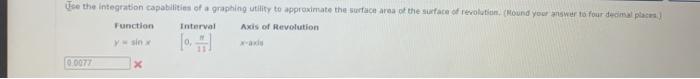 Solved Use the integration capabilities of a graphing | Chegg.com