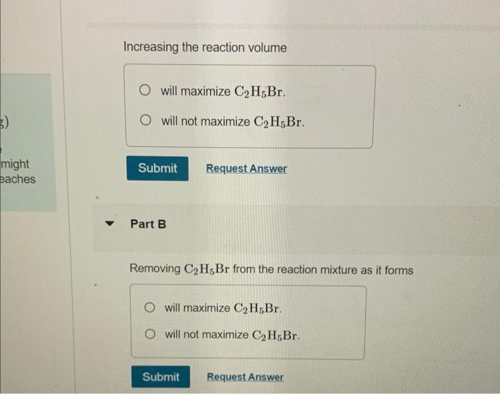 Solved Consider the exothermic reaction: C2H4( | Chegg.com