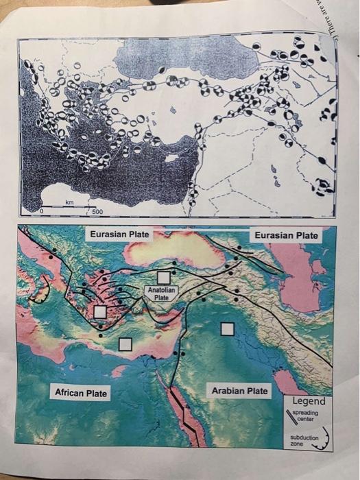 Solved Understanding regional tectonics using beach balls | Chegg.com