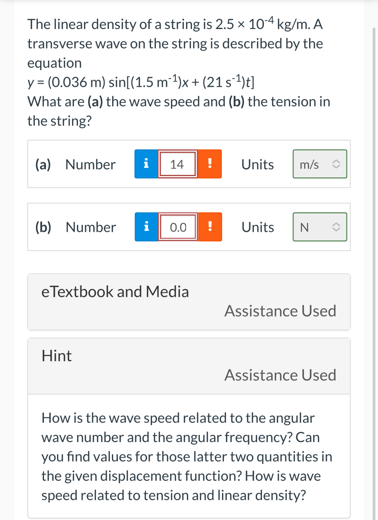 Solved The linear density of a string is 2.5×10-4kgm. ﻿A | Chegg.com