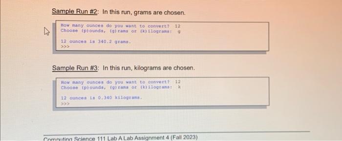 Solved 1. Write a program that converts ounces to pounds, | Chegg.com