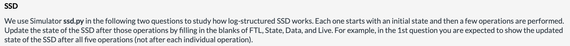 Solved SSDWe use Simulator ssd.py in the following two | Chegg.com