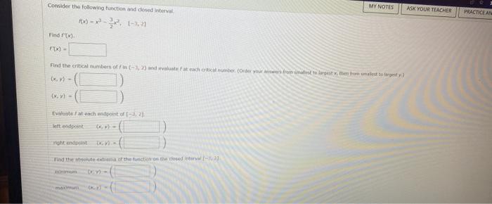 Solved Consider the following function and desed intervat. | Chegg.com