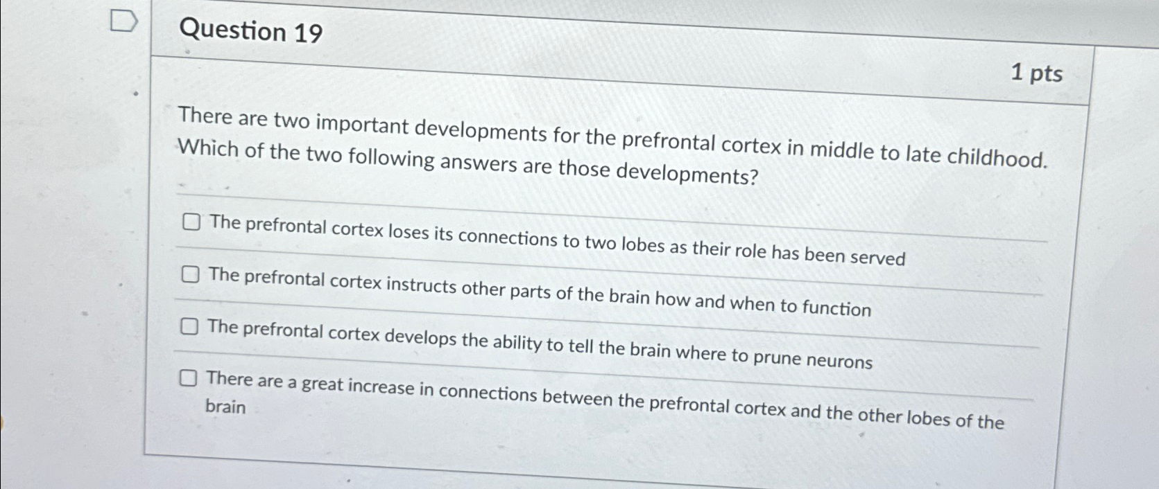 Solved Question 191 ﻿ptsThere are two important developments | Chegg.com